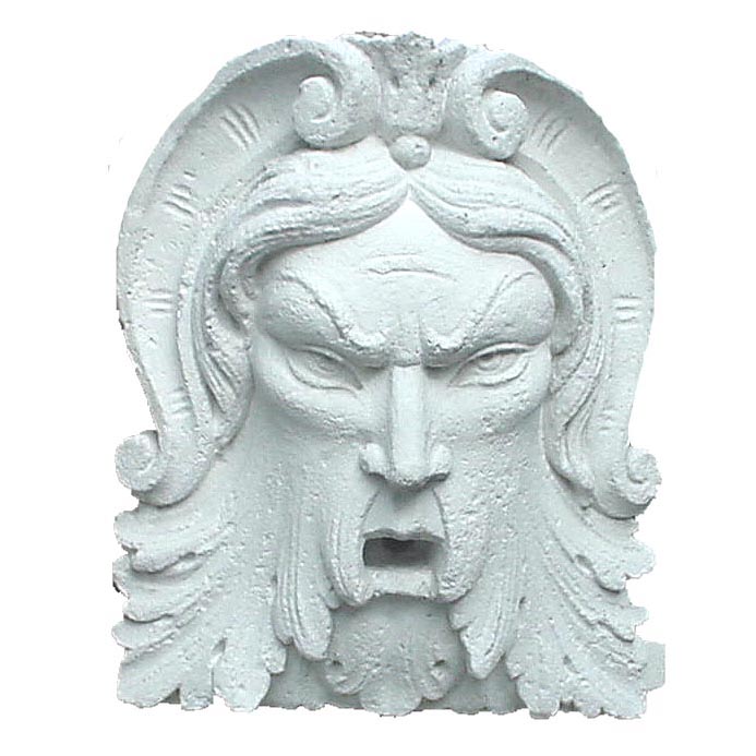 Large Zeus Fountain Mask - JAS 1201 | Urban Stoneworks
